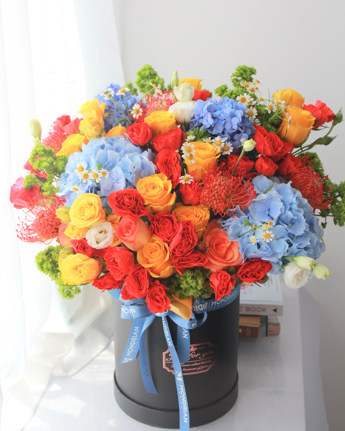 Luxury Bloom Box | jumbo Flower Box | luxury Flower Basket | hydrangea ...